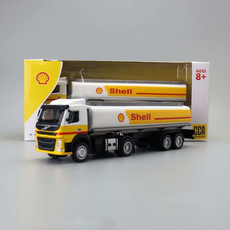SHELL 1:50 Scale Diecast Metal Tank Truck Model Shell Oil Tanker ...
