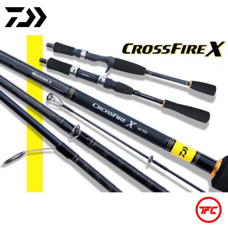 Daiwa Crossfire X 18’ (SD) Spinning & Baitcasting Rod Baitcast BC | Shopee Malaysia