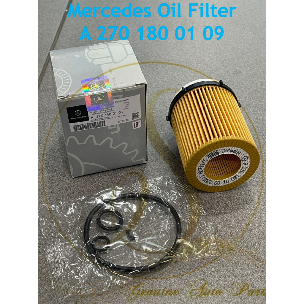 (100%GENUINE) MERCEDES OIL FILTER A2701800109 A 270 180 01 09 W176 W177 ...