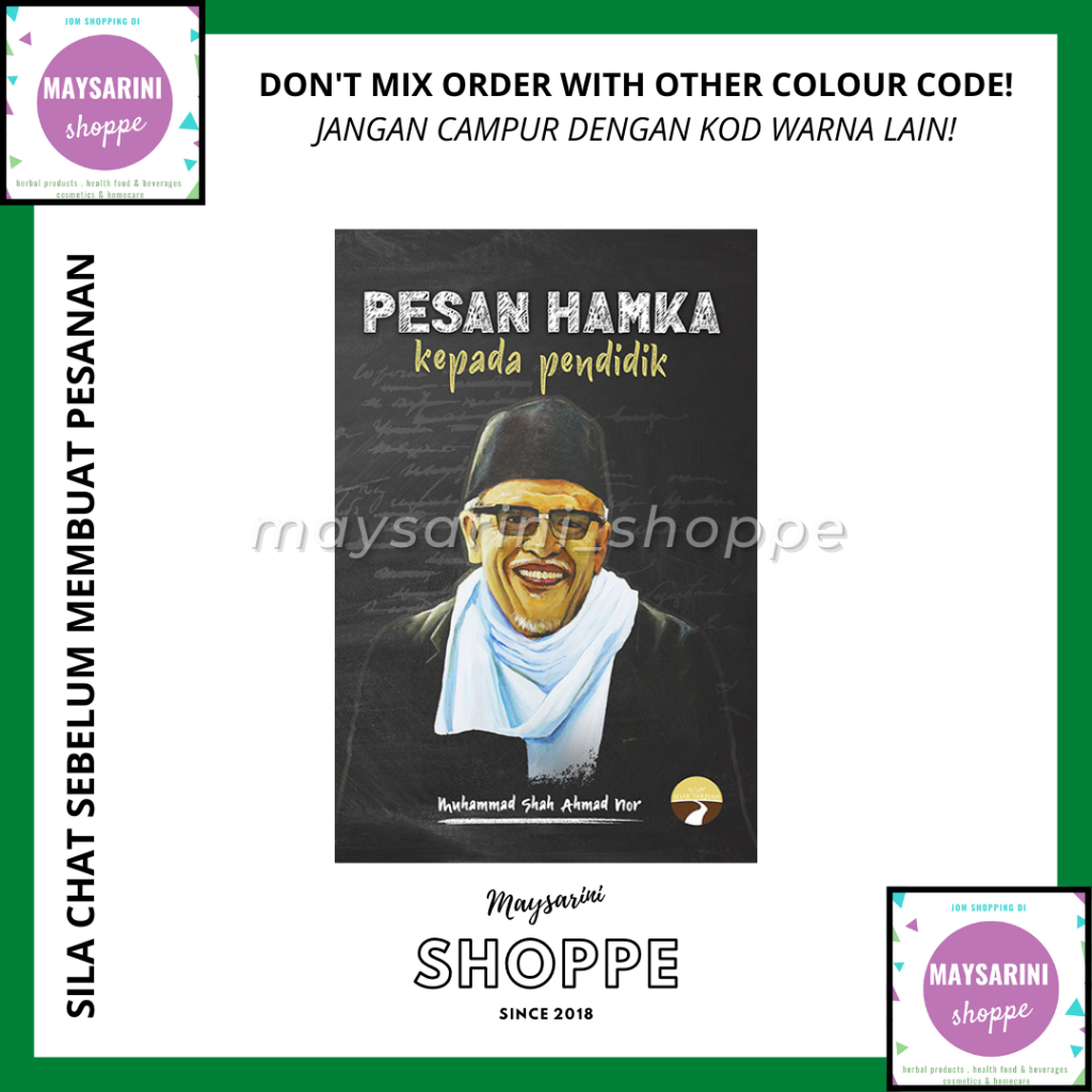 Pesan Hamka Kepada Pendidik oleh Muhammad Shah Ahmad Nor Jejak Tarbiah | Shopee Malaysia