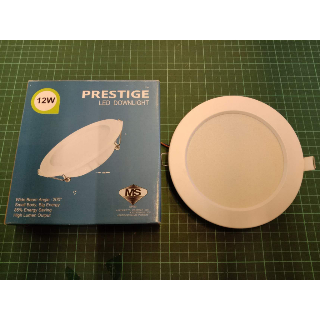 DL-LED PRESTIGE 1004 12WATT 4 INCH ROUND DOWNLIGHT | Shopee Malaysia