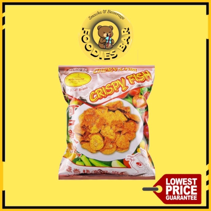 Thailand Crisp Fish 300g 泰国可口沙爹鱼酥 Boat Brand Crisp Fish / Satay Ikan ...