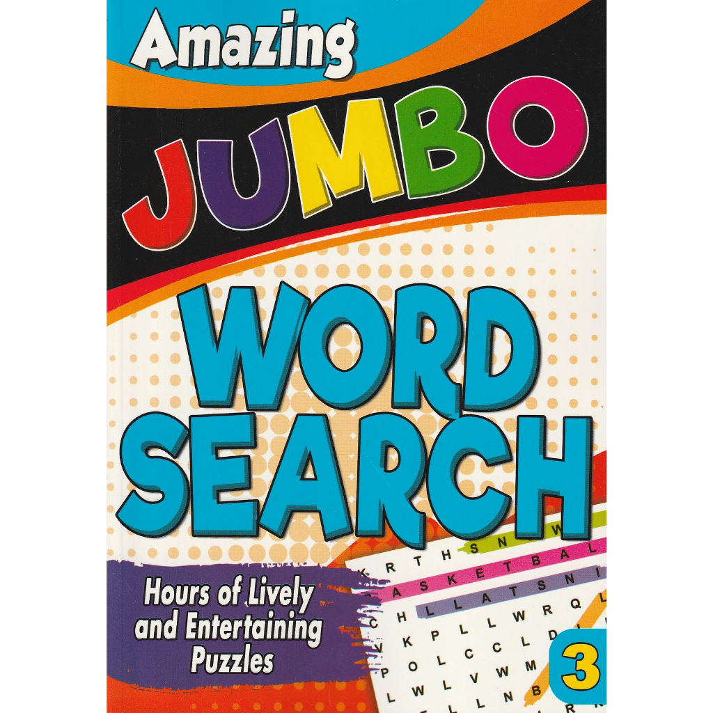 AMAZING JUMBO WORD SEARCH BOOK 3 | Shopee Malaysia