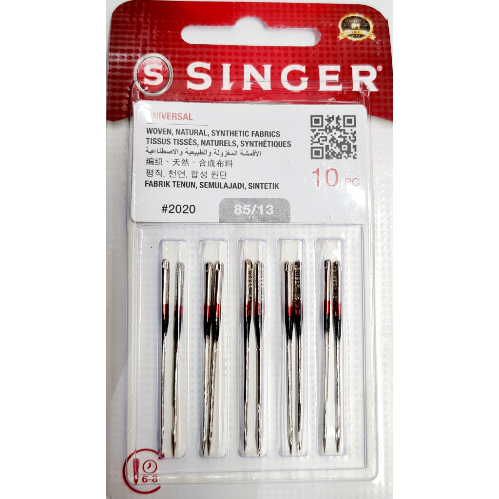 JARUM SINGER 2020 / ORIGINAL SINGER 2020 NEEDLE / JARUM JAHIT SINGER ...