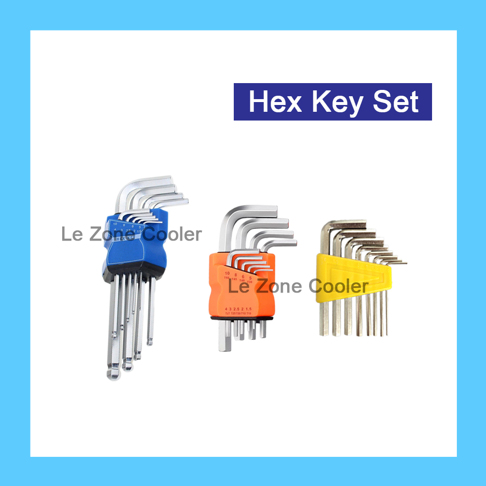 Allen Ball Point Short Long Hex Key Set / Allen Wrench Set - L Shape ...