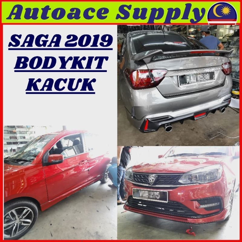 🔥Proton Saga🔥 2019 Bodykit Kacuk Anniversary Drive68 | Shopee Malaysia