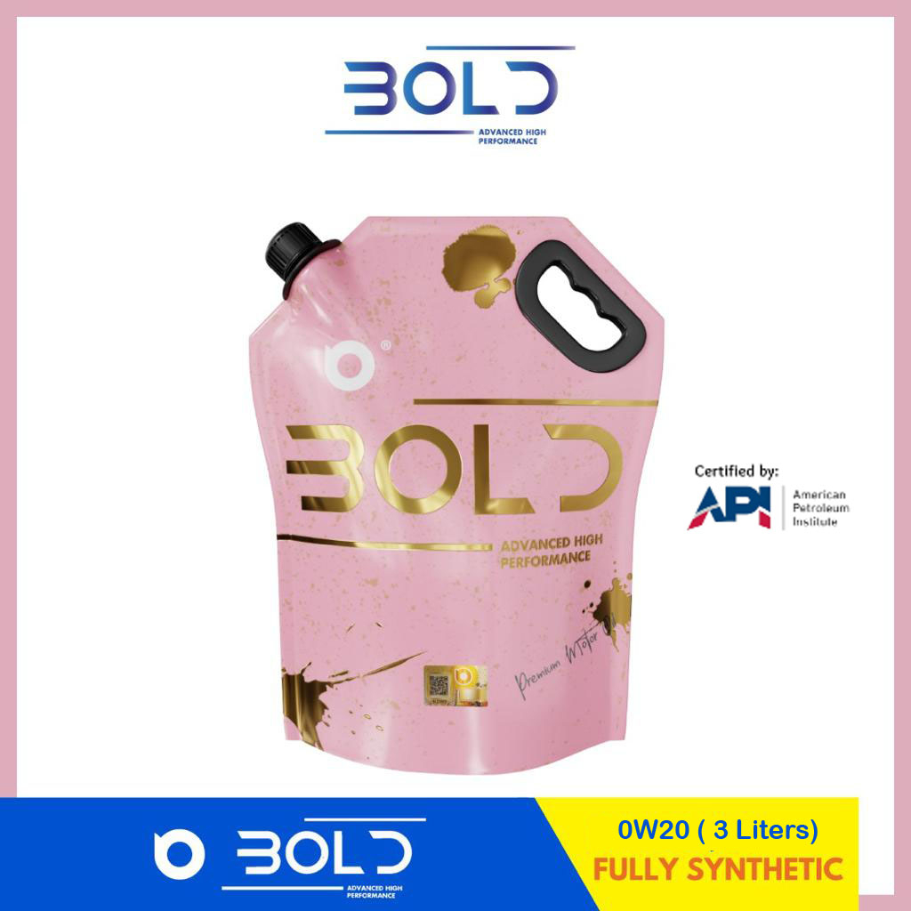 Bold 0w20 3 Liters Fully Synthetic Engine oil for Perodua Axia, Bezza ...