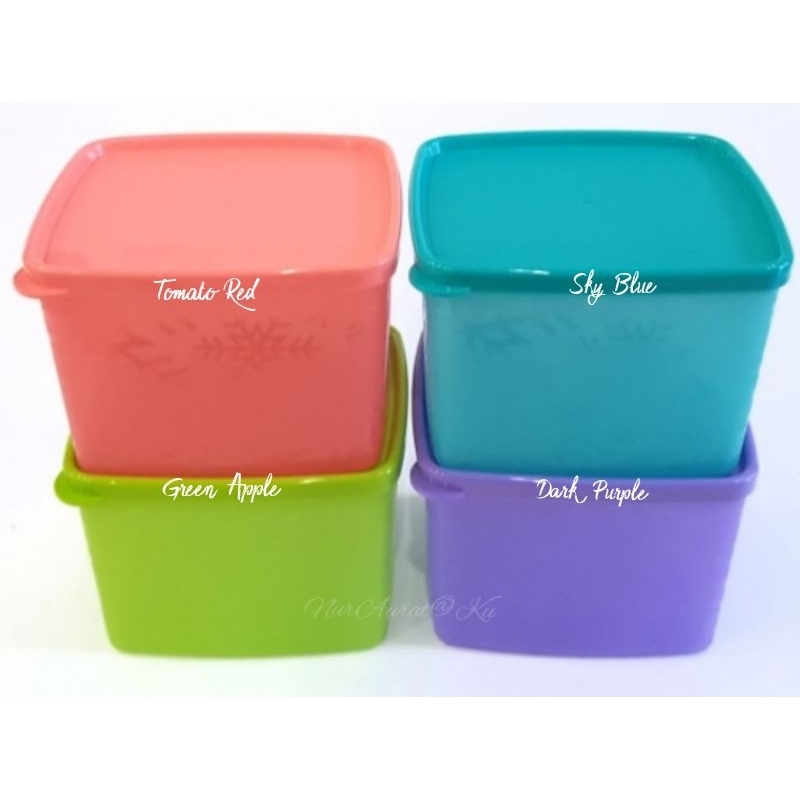 TUPPERWARE SNOWFLAKE SQUARE ROUND (800 ML) | Shopee Malaysia