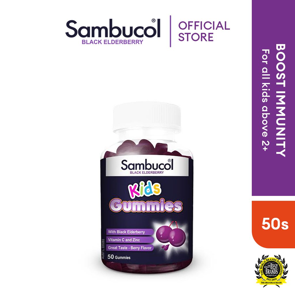 Sambucol Black Elderberry Kids Gummies (50's) | Shopee Malaysia
