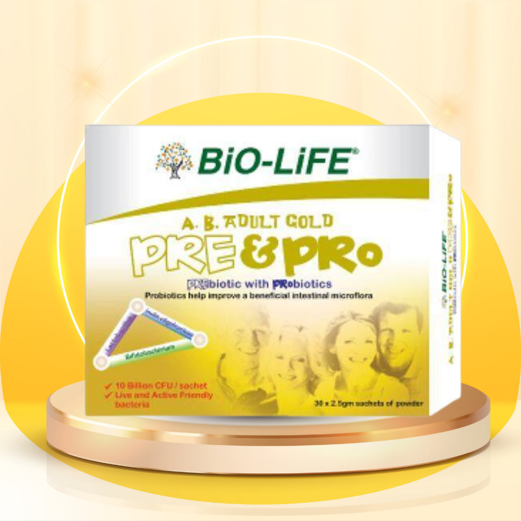 Bio-Life AB Adult Gold Pre & Pro 30s EXP:01/2024 [Bio Life Biolife ...
