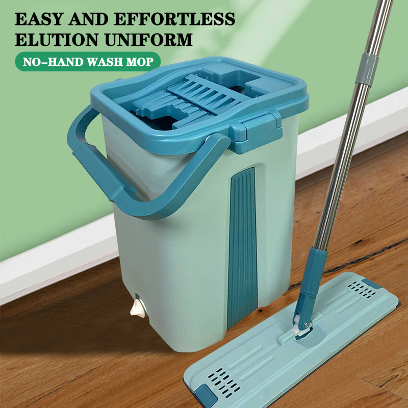 Anran House 2 in1 flat mop hand washing mop household one mop clean ...