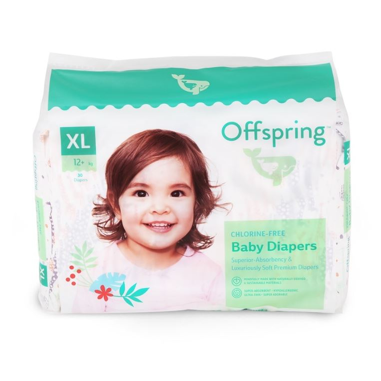 OFFSPRING XL Size Fashion Diapers - Tapes (30pcs) | Shopee Malaysia