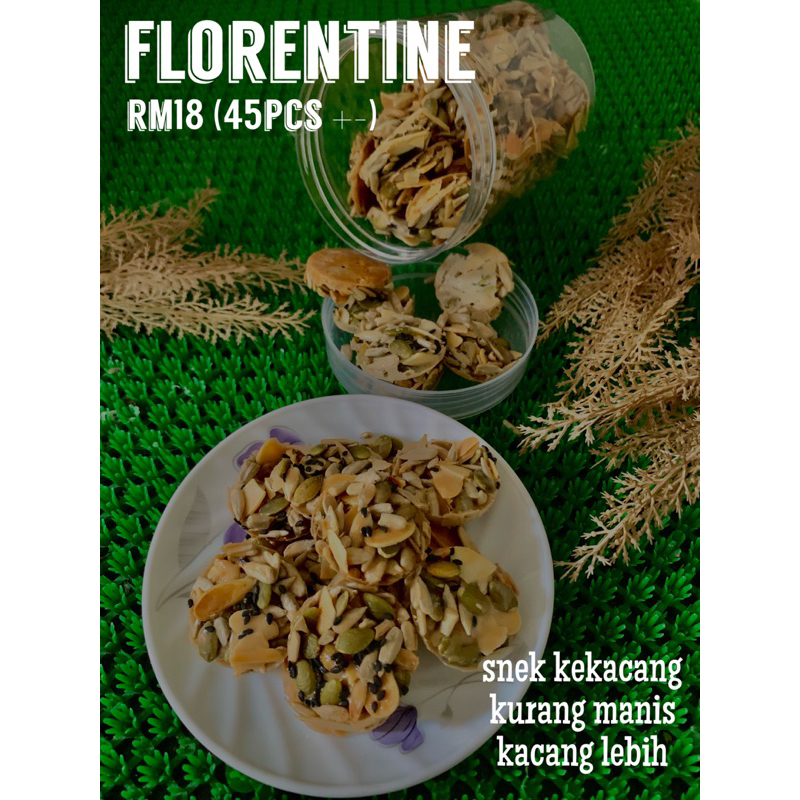 FLORENTINE / Kekacang / Cookies / Biskut Raya | Shopee Malaysia