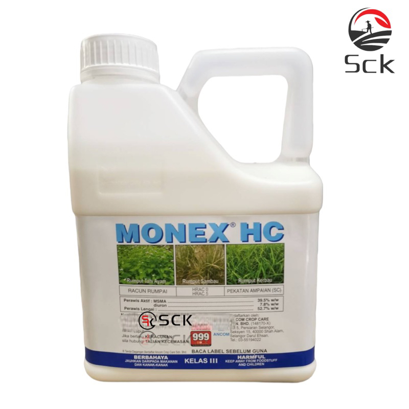 Monex HC 4L/Ancom MSMA 39.5% + Diuron 7.8%/Racun Rumput | Shopee Malaysia
