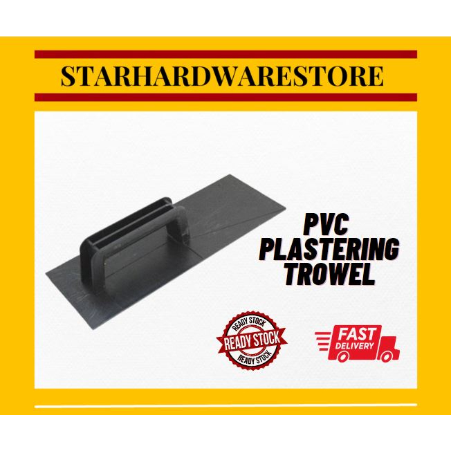 4'' x 12" (4mm) (PVC Plastering Trowel / Simen Sudu Plastik | Shopee ...