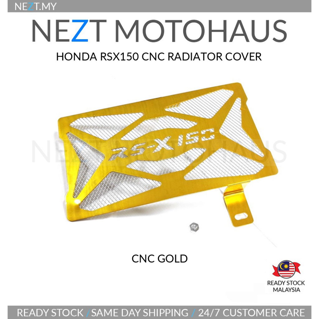 Honda RSX RS150 V1 V2 Radiator Coolant Net Cover Carbon HRC Logo / CNC ...