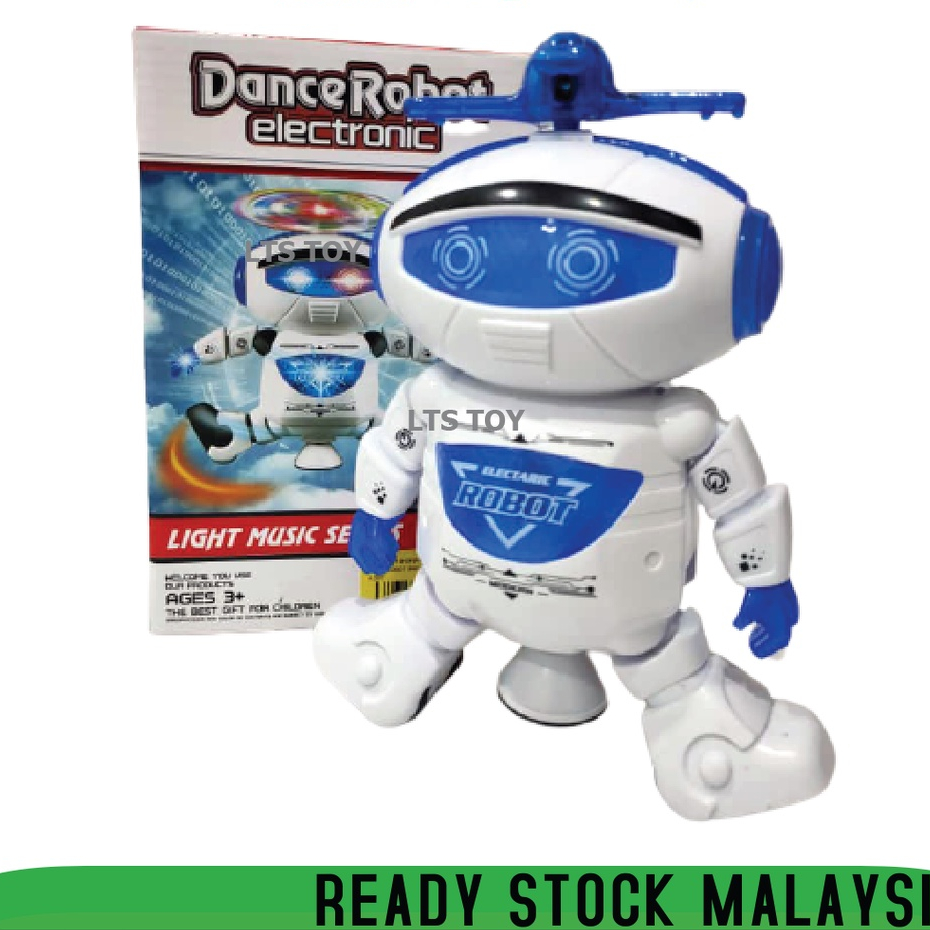 RC dance robot Robotic Walk Dancing 360 rotate light Interactive Toys ...