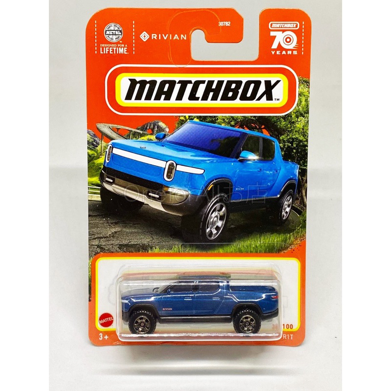 MBX Matchbox RIVIAN R1T Indigo Blue Electric Pickup Truck 70 th 64 ...