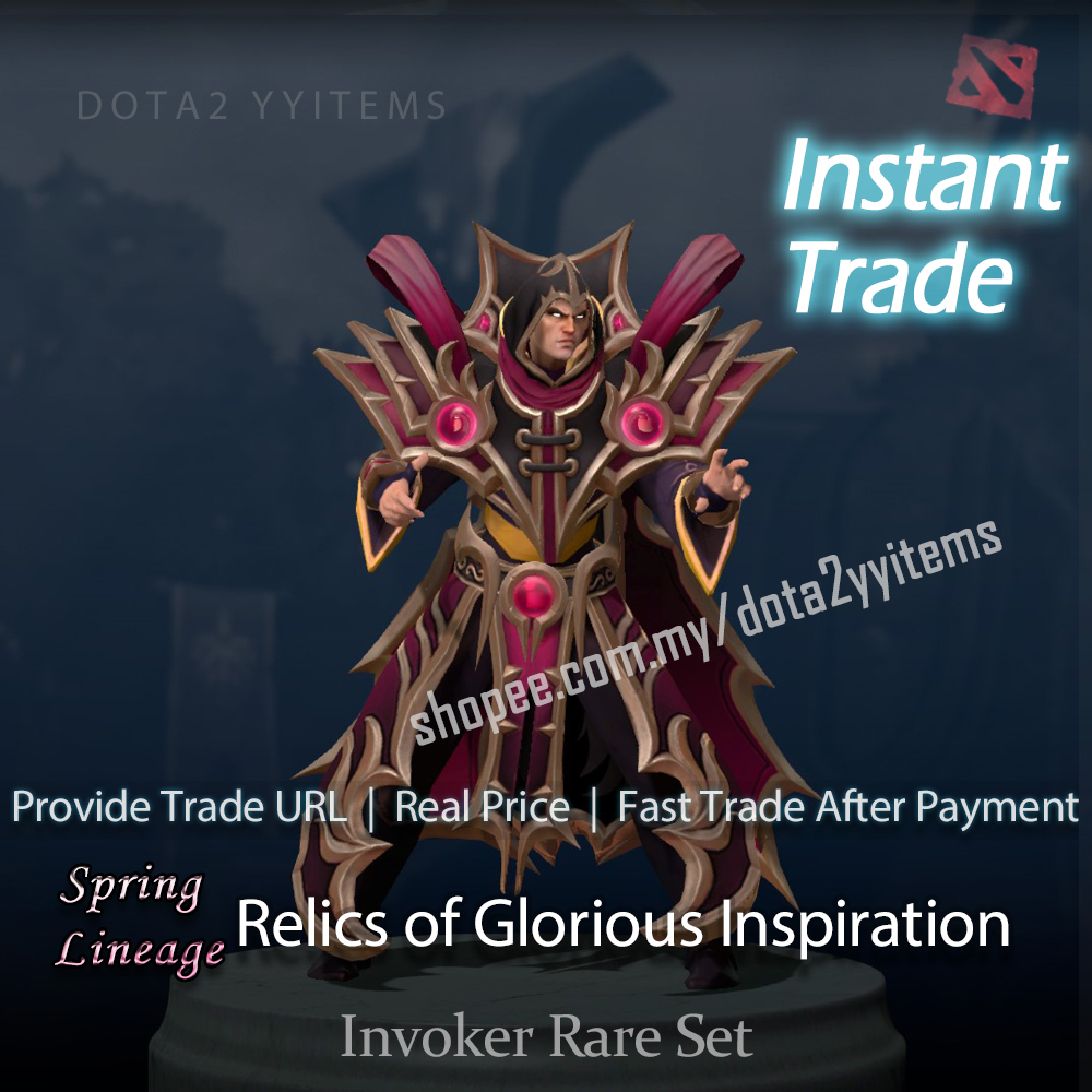 DOTA2 Invoker Spring Lineage Relics of Glorious Inspiration “Rare Set ...