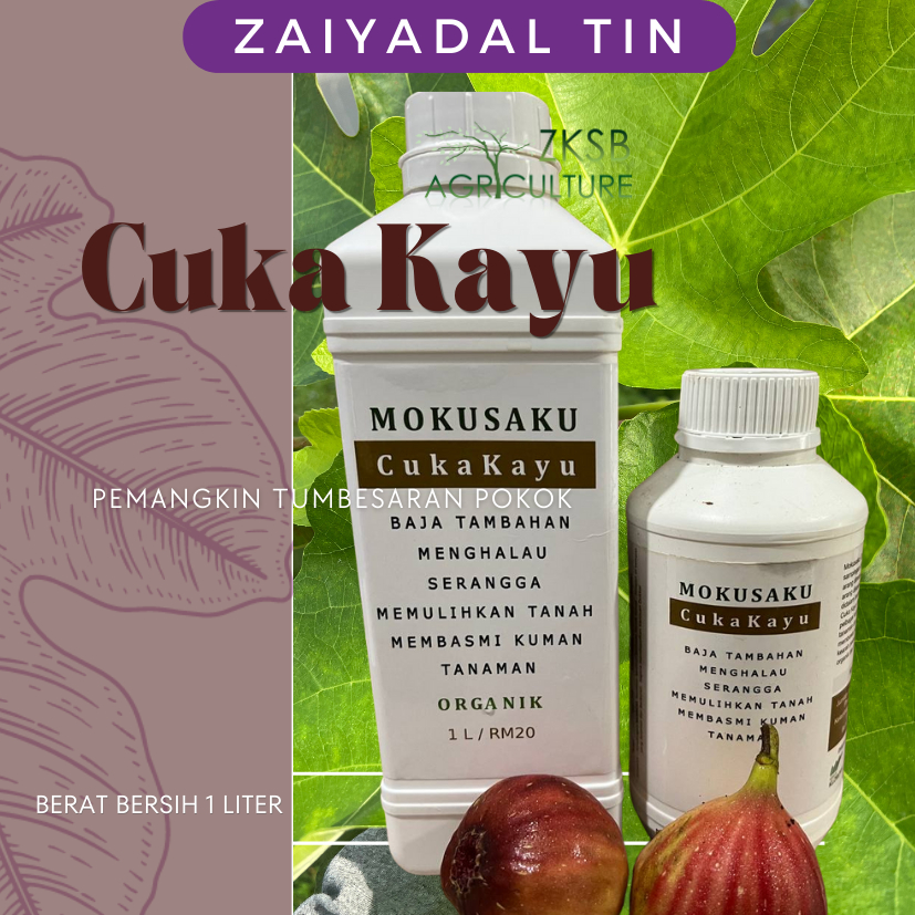 CUKA KAYU UNTUK PERTANIAN MOKUSAKU 1 liter | Shopee Malaysia