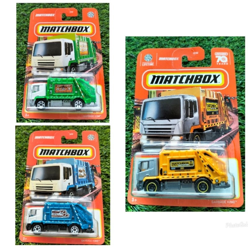 MATCHBOX 2021-2023 GARBAGE KING/ TRUCK MBX 60/100 | Shopee Malaysia