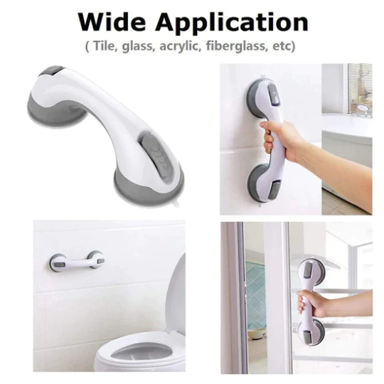 Safety Handle Punch Support Toilet Bathroom Safety Grab Bar Handle ...