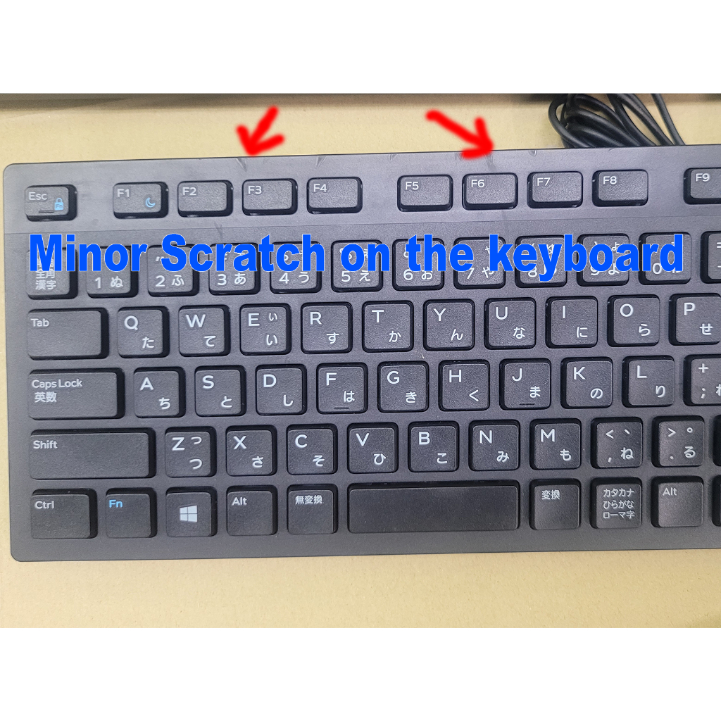 Original Dell Refurbished Japanese Language USB Keyboard Japan English ...