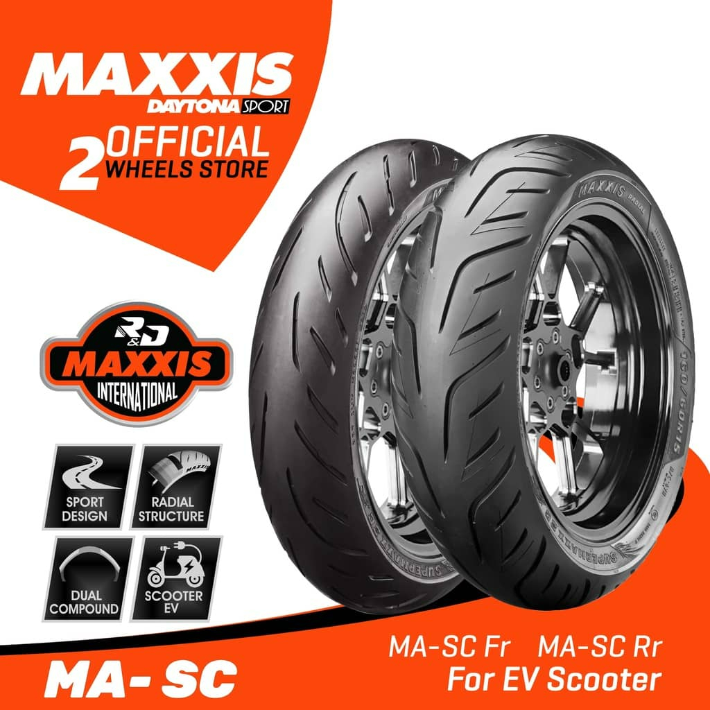 2025} MAXXIS SUPERMAXX SC MA-SC TUBELESS 120/70-15 160/60-15 120/70-14 ...