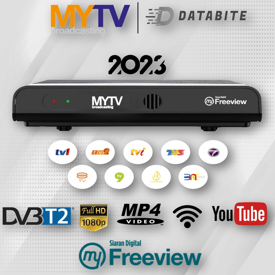 MyTv Decoder Original SIRIM & MCMC DVBT2 MyTv Dekoder HDMI RCA 1080p ...