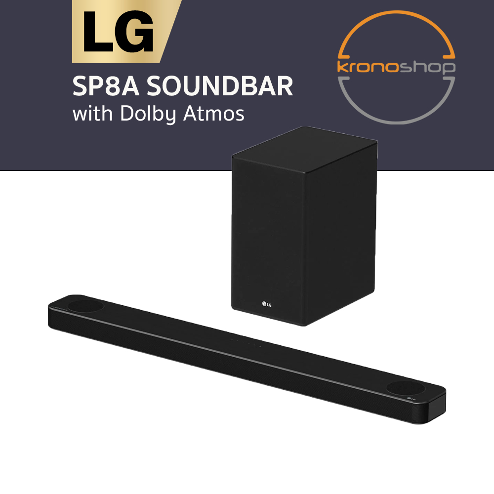 LG SP8A 3.1.2ch Soundbar | 440W | Dolby Atmos & Meridian Audio | SP8A ...
