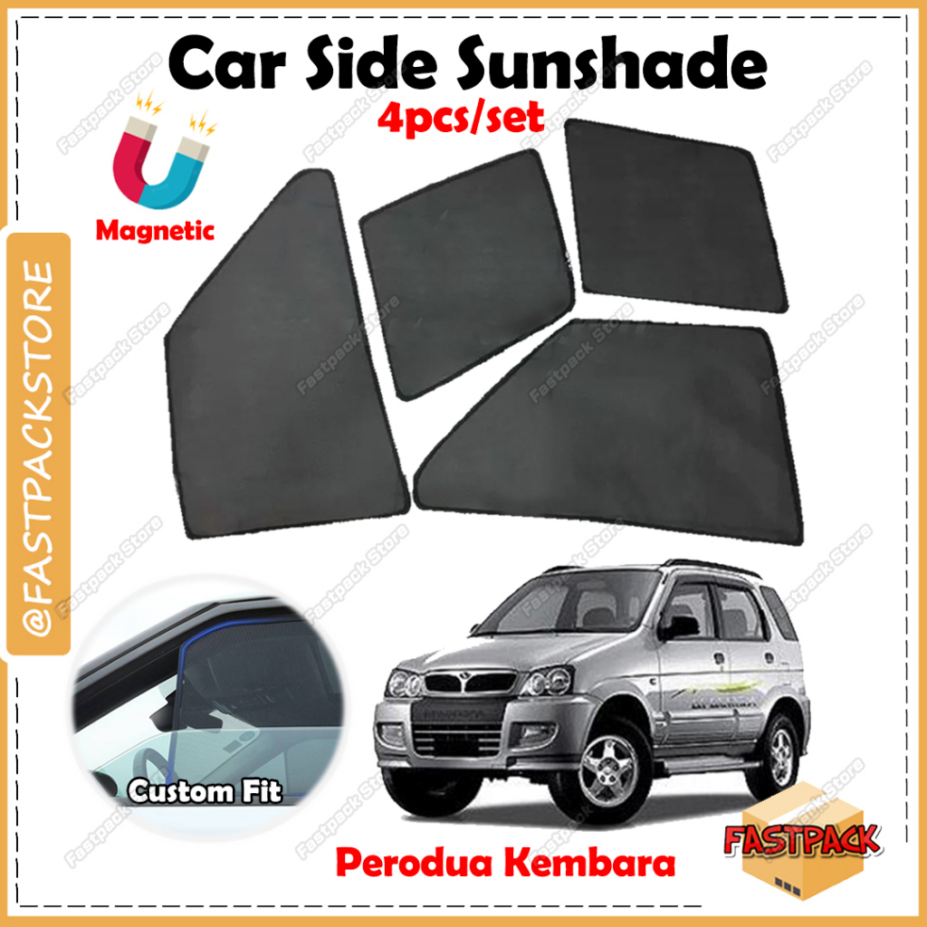 For Perodua Kembara Car Sunshade Side Magnetic Sun Shade Window Custom ...