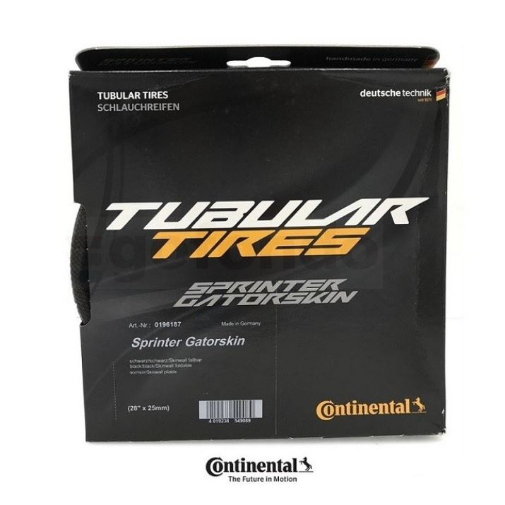 Continental Sprinter Gatorskin Tubular Black Chili Tire (28" x 25M ...