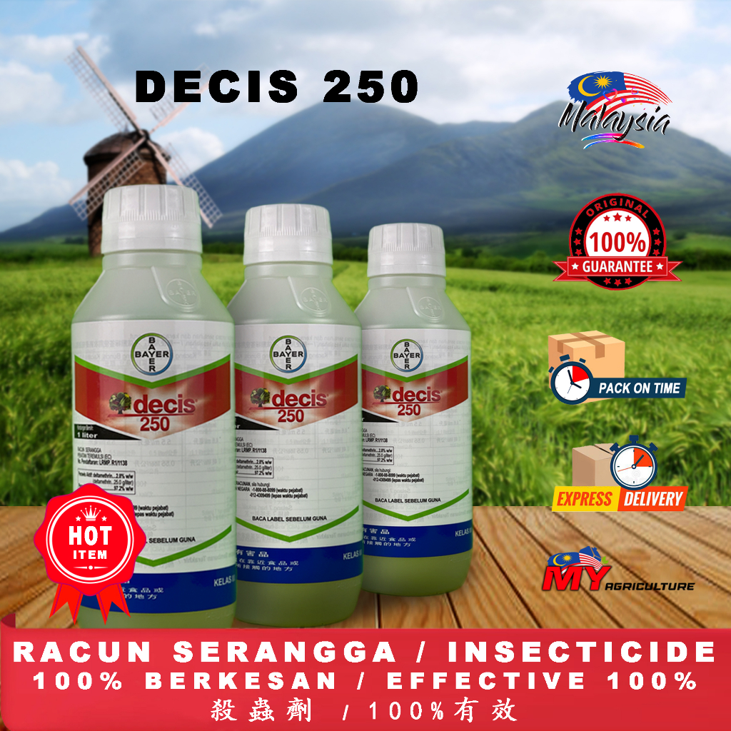 BAYER DECIS 250 RACUN SERANGGA INSECTICIDE (1 LITER) - MY AGRICULTURE ...