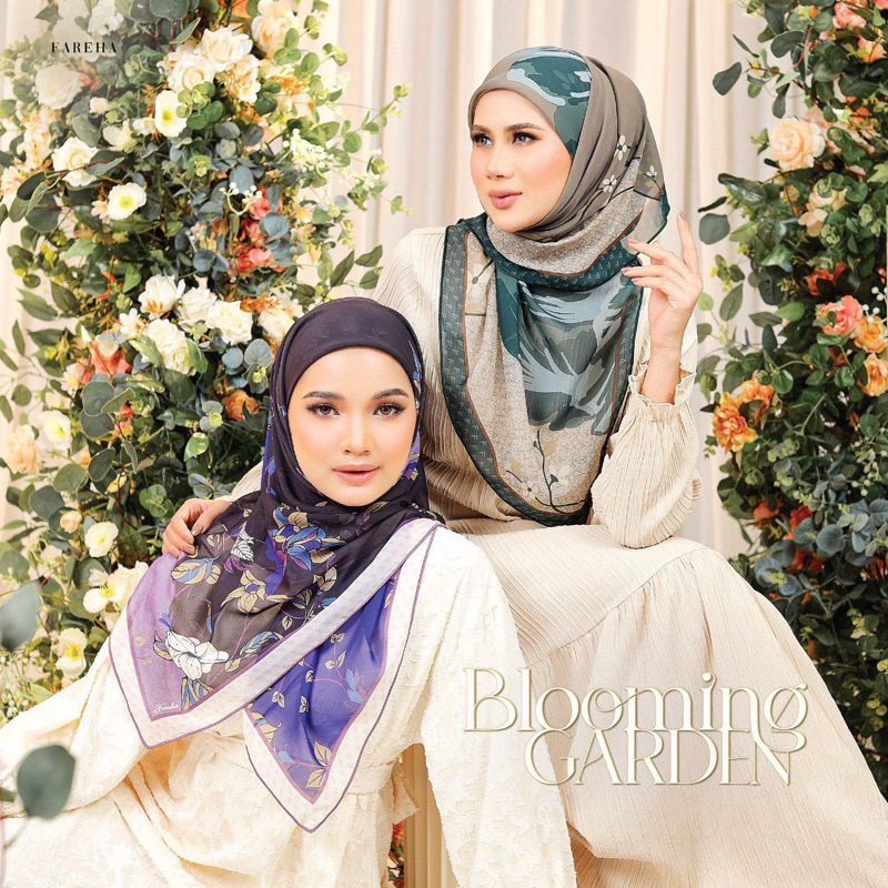 Tudung Fareha Blooming Garden Edition | Tudung Fareha Blooming Garden ...