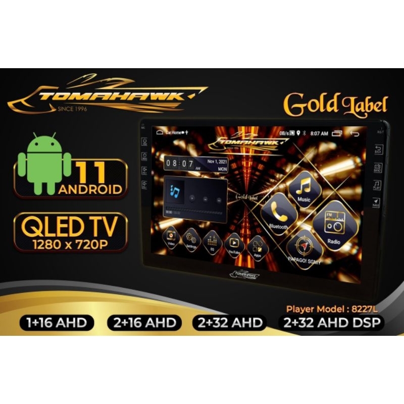 TOMAHAWK Android 12 Can player 9"/10" H(2+16GB)(1+16GB)(2+32GB)SKY NAVI ...