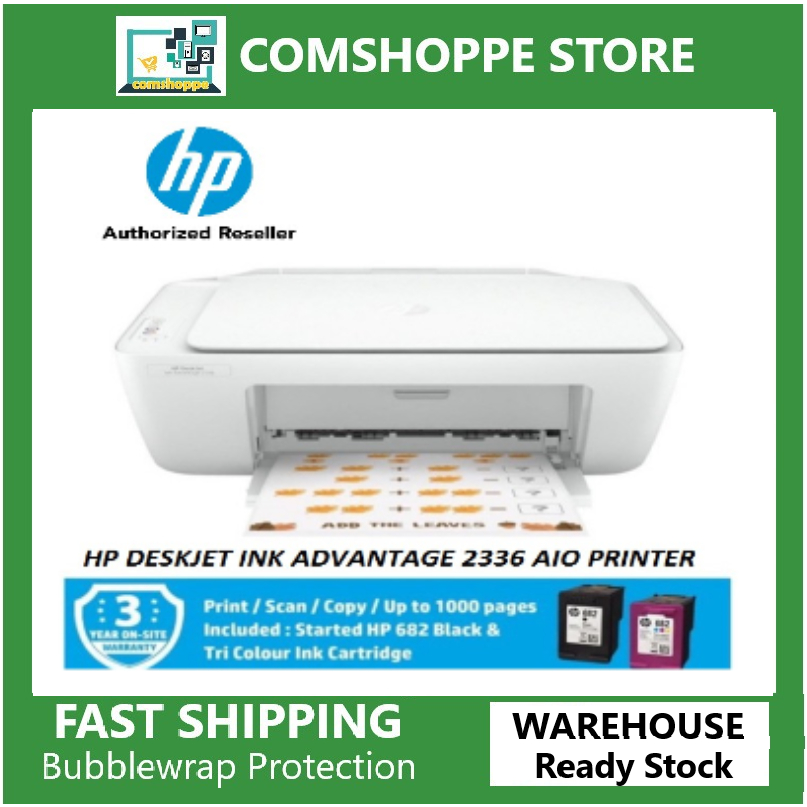 HP Deskjet 2336 2776 Ink Advantage All In One Printer + Wireless | Shopee Malaysia