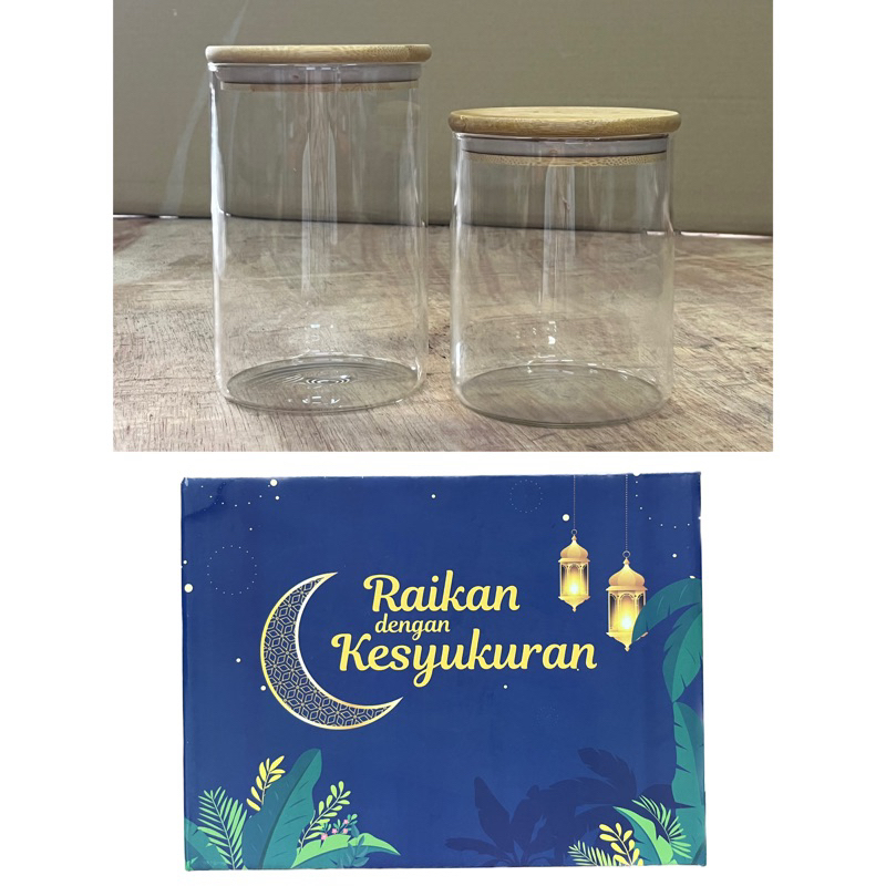 🔥RM5🔥Aeon Glass Food Storage Bamboo Lid/ Airtight Container | Shopee ...