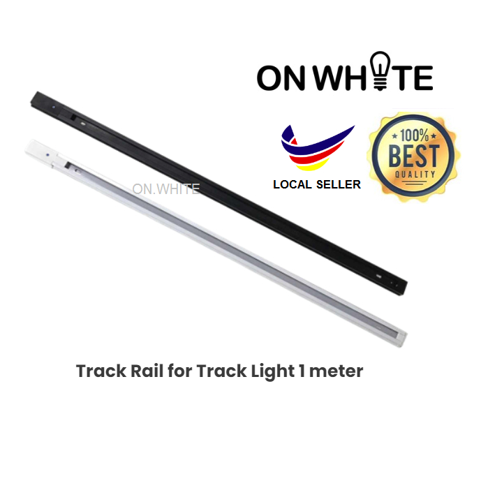 HALOGEN TRACK LIGHT HOLDER 1METER ( BLACK / WHITE ) | Shopee Malaysia