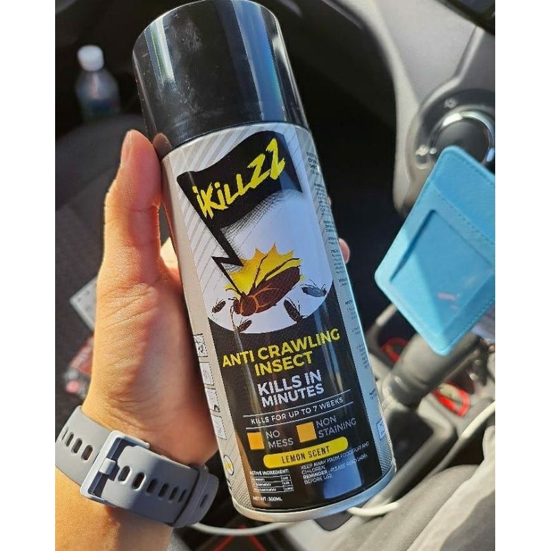 IKILLZZ KEVLER Pembunuh Lipas Dalam Kereta / Cockroach Killer Spray For ...