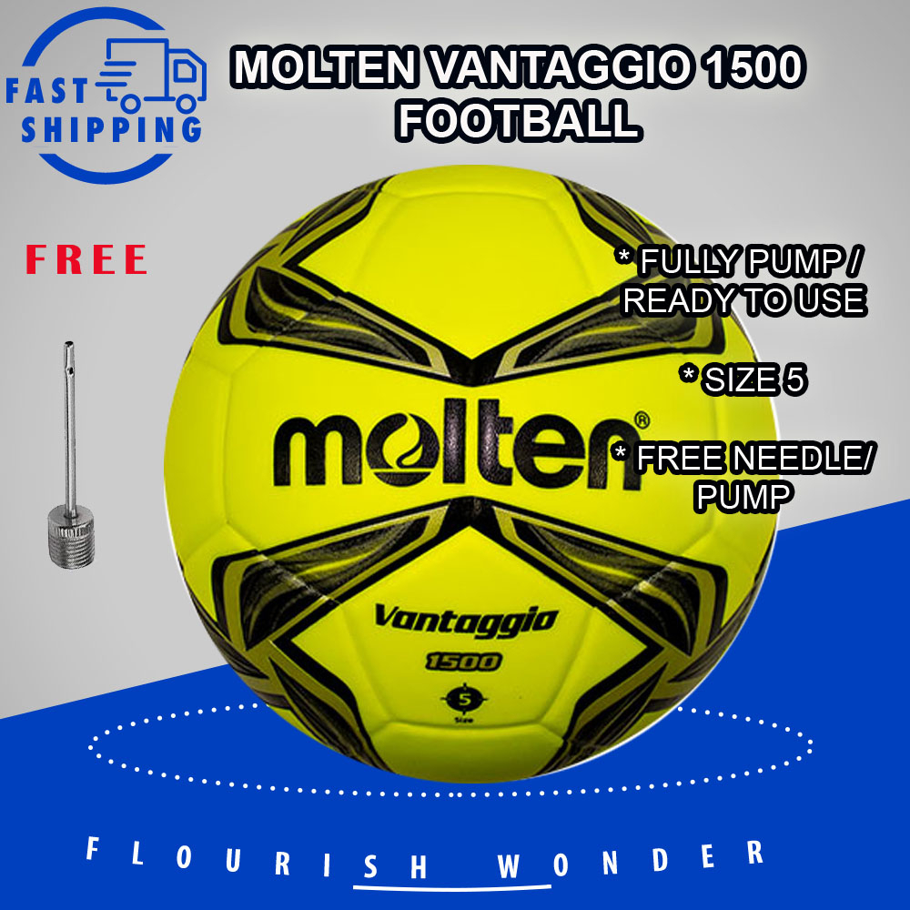 Molten Vantaggio 1500 Football Size 5 | Professional Tournament Use | Textured TPU Leather BOLA ...
