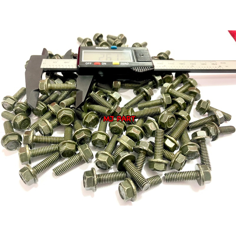 Skru Bolt 10 HIJAU , Mudguard depan/ belakang, tong 2t, ikat master ...