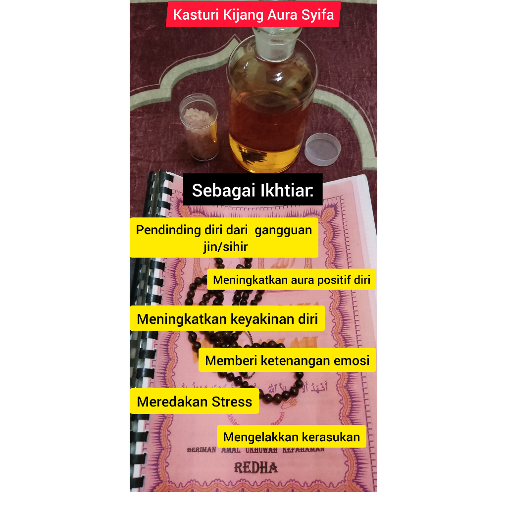 IKHTIAR PENDINDING DIRI - WANGIAN KASTURI KIJANG AURA SYIFA | Shopee ...