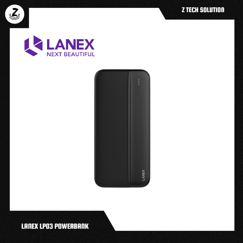 Lanex LP03 22.5W + PD 20W Fast Charging 20000mAh Powerbank - Black ...