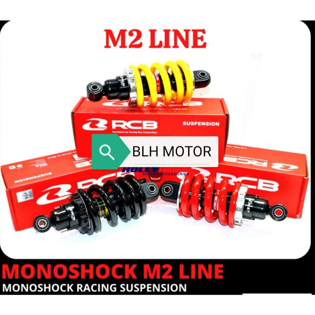 100% ORI} RCB M2 LINE MONOSHOCK PREMIUM YAMAHA HONDA SYM 135LC Y15 Y16 ...