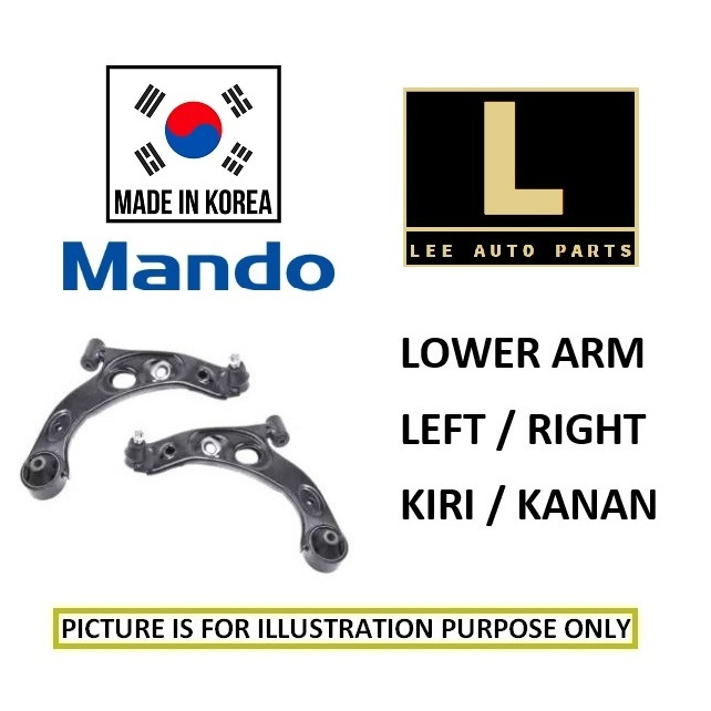 MANDO LOWER ARM RIO UB i10 PICANTO SA TA ELANTRA MD SURIA SPECTRA 5 ...