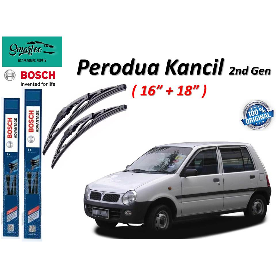 Bosch Advantage Wiper Blade For Perodua Kancil 2nd Gen ( 16" + 18 ...
