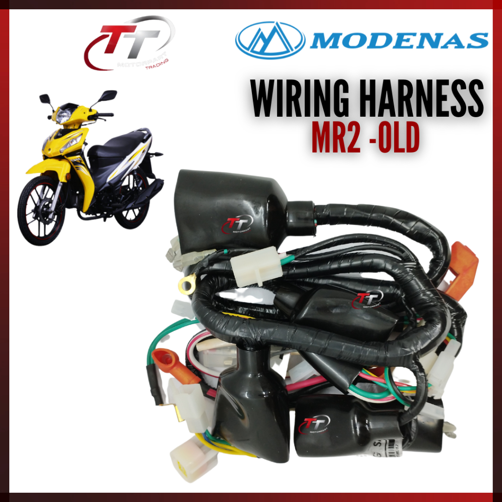 MODENAS MR2 OLD NEW WIRING HARNESS COMPLETE SET BODY WIRE WAYERING ...