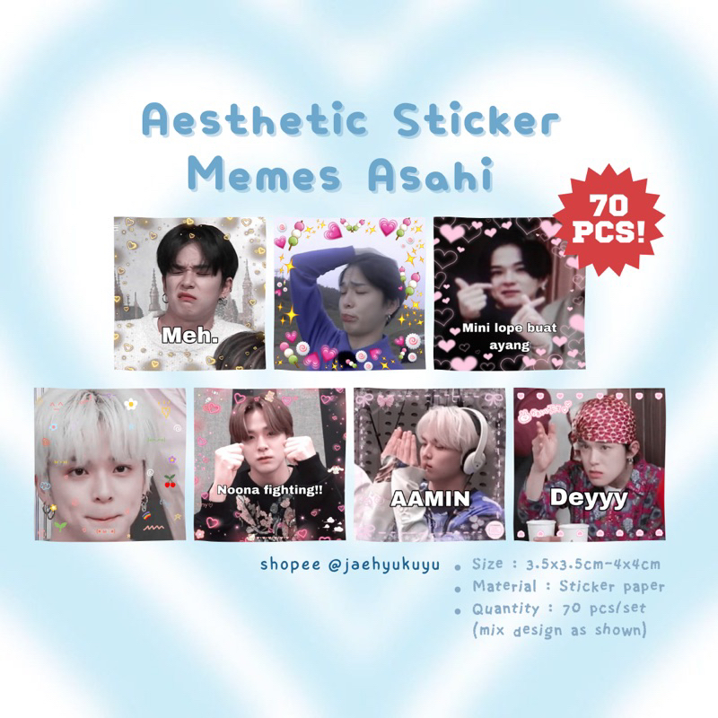 (P3) TREASURE Happy Mail Sticker Aesthetic Memes Cute Stickers Set Deco ...