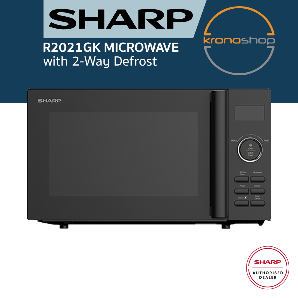 Sharp Basic Microwave Oven with 2-Way Defrost R2021GK R-2021GK R3521GK ...