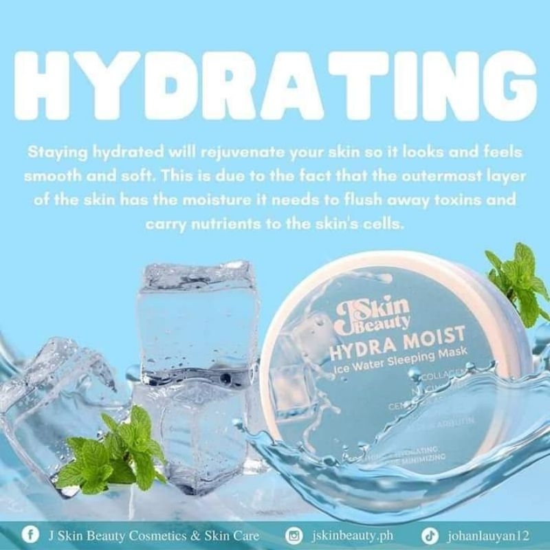JSkin Hydra Moist Ice Water Sleeping Mask 300G | Shopee Malaysia
